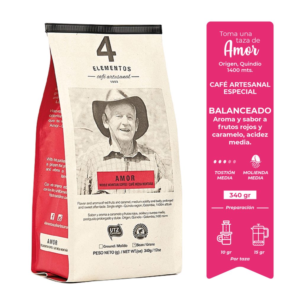 CAFÉ 4 ELEMENTOS - AMOR (340g)